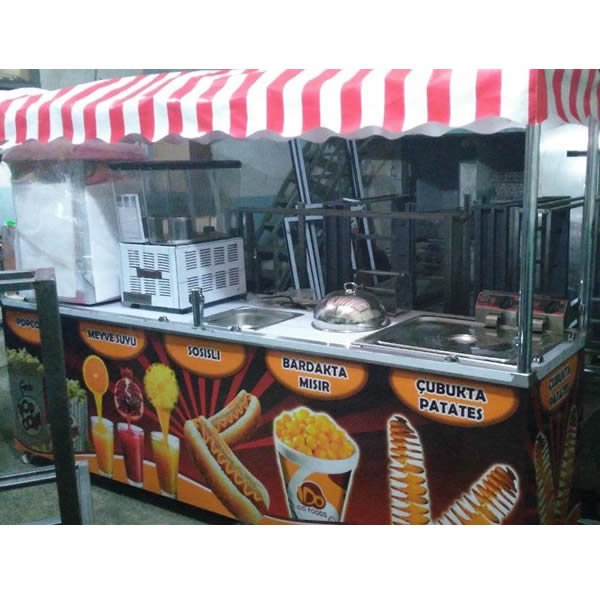 Çubukta Patates + Bardakta Mısır + Sosisli + Meyve Suyu + Popcorn ...